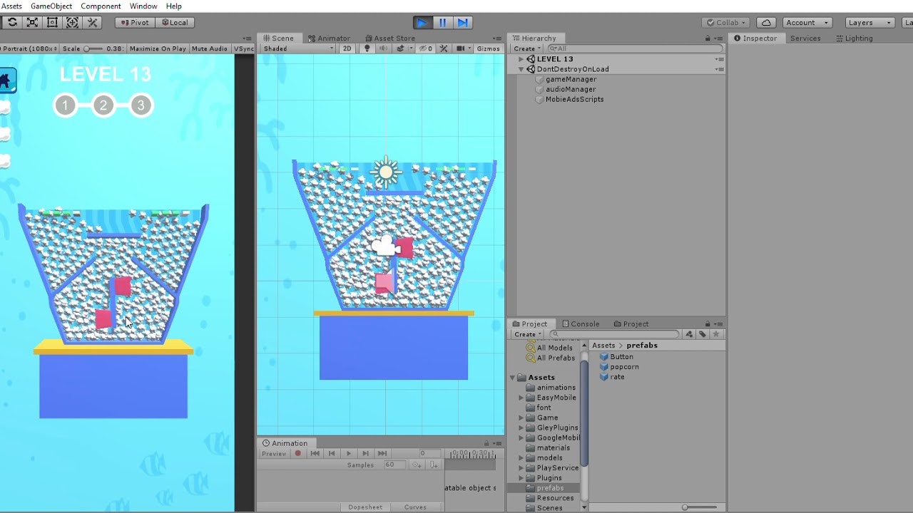 popcorn brust unity code source