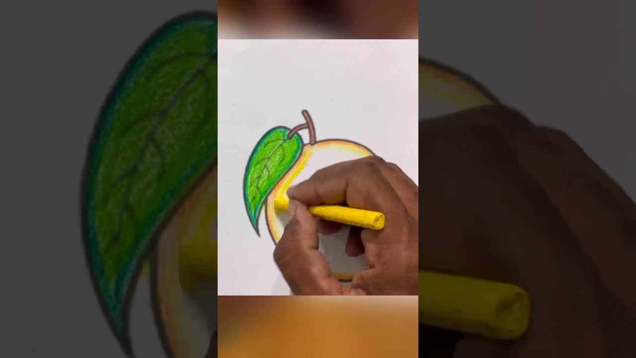 Mango colouring 😍😍 #youtubeshorts  #trending #viraldrawing