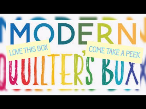 April 2019 Modern Quilter's Box featuring Dana Willard's NEW Art Gallery Fabrics collection