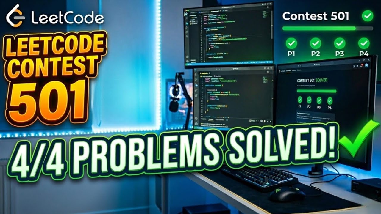 LeetCode Weekly Contest 501: All 4 Solutions (C++)