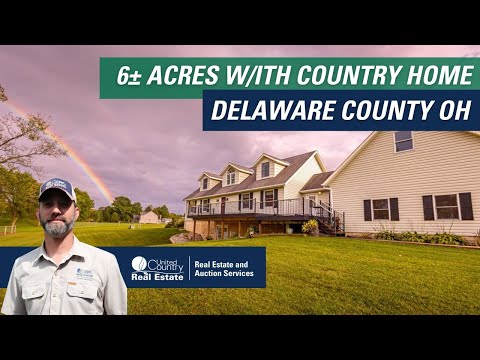 Country Home With Acreage For Sale in Sunbury, Ohio!