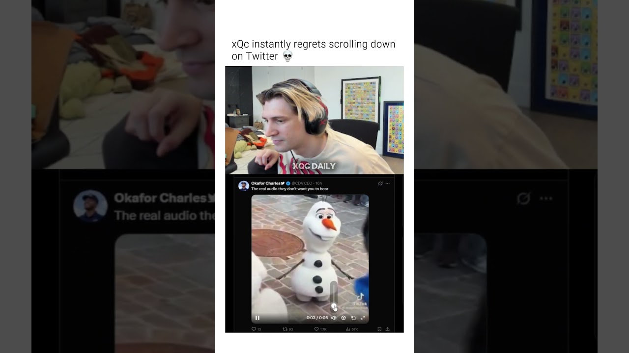 xQc Instantly REGRETS Scrolling On Twitter 💀