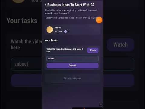 4 Business Ideas To Start With $0 | Tapswap Code | 21 September