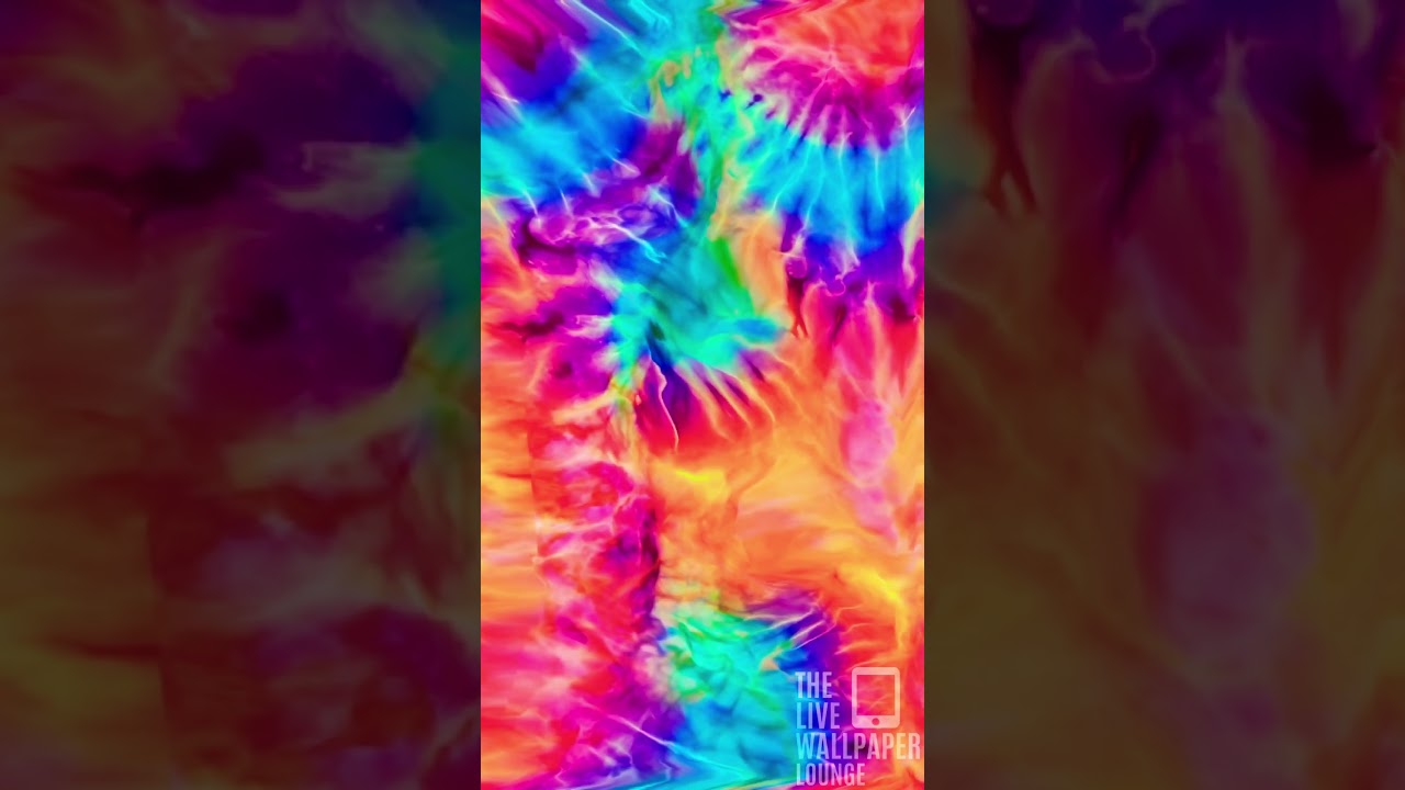 😍 Live Wallpaper | A Captivating Journey Through Tie Dye #livewallpaper #tiedye #shorts