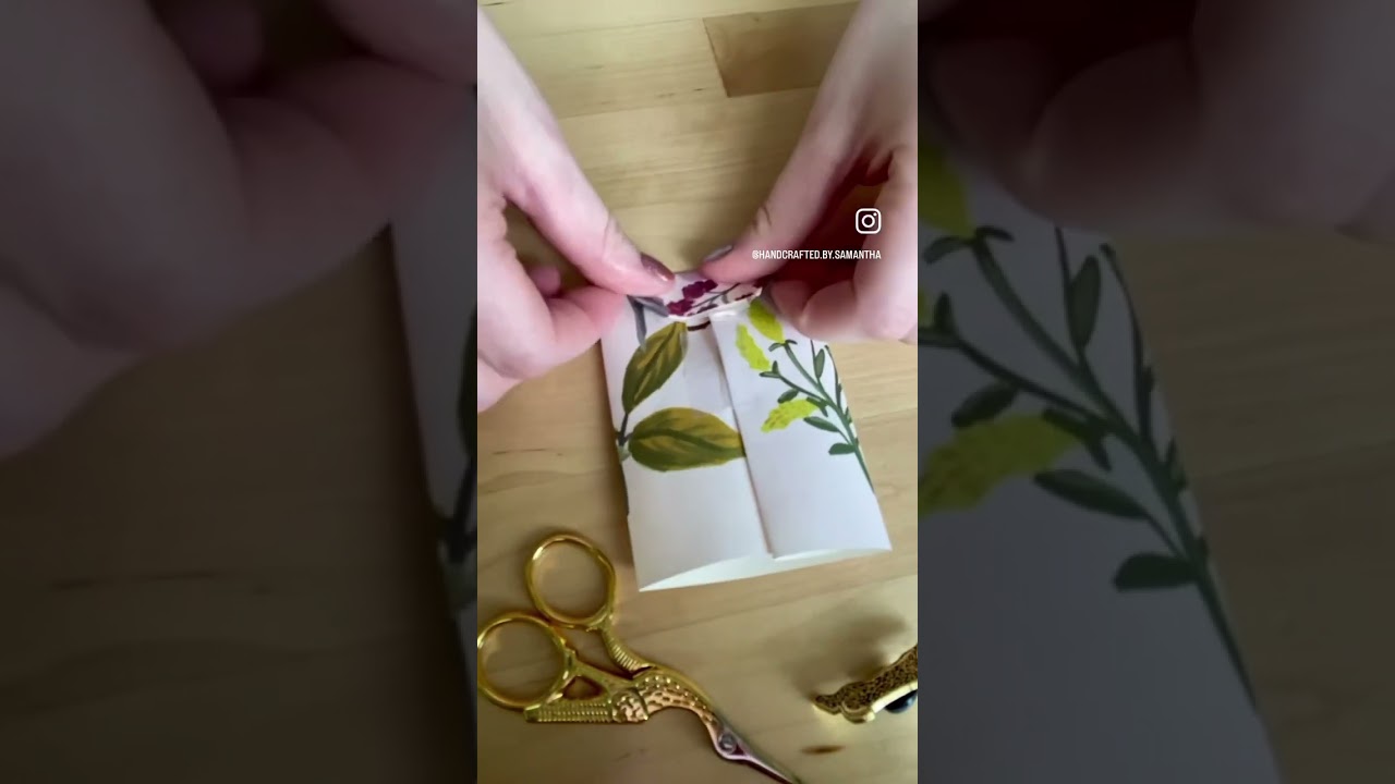 Gift wrapping an enamel bunny pin #art #printmaking