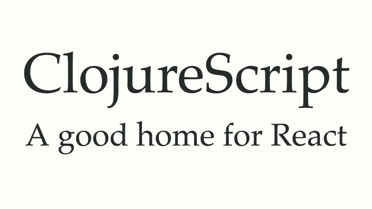 ClojureScript: A Great Place for React - Jorge Colindres @ ReactNYC
