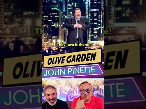🤣 HATES THE OLIVE GARDEN! 🤬 JOHN PINETTE 😆 #funny #comedy #shorts