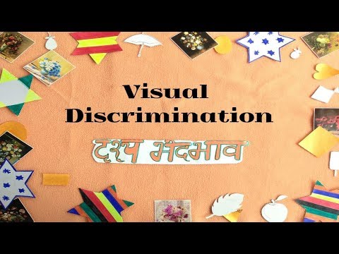 DIY Visual Discrimination Activity for toddlers and Preschooler|| Level - 1 Simple Series