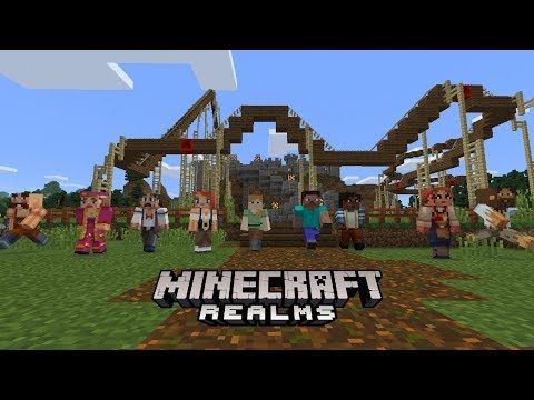 Let's Play Minecraft Realms with Friends!
