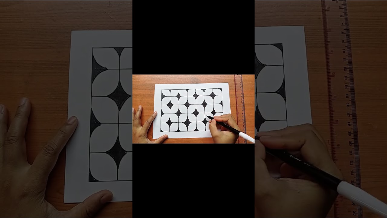 Cara gambar batik kawung simple untuk pemula @anatalisgambarbatik