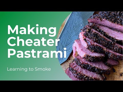 How to Make “Cheater” Pastrami Using Prepackaged Corned Beef