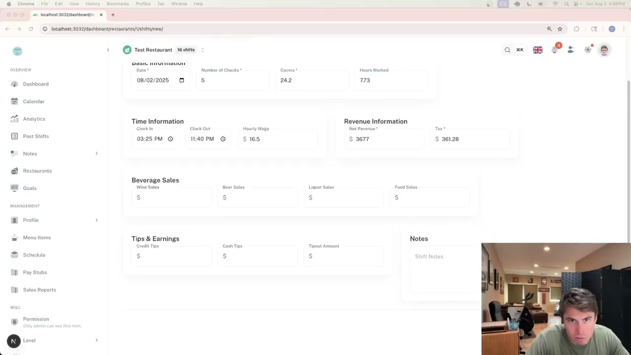 TableSide Tip Tracker App Build #11 – Be a Better Server, Track Tips, Sell Better, Know Your Numbers