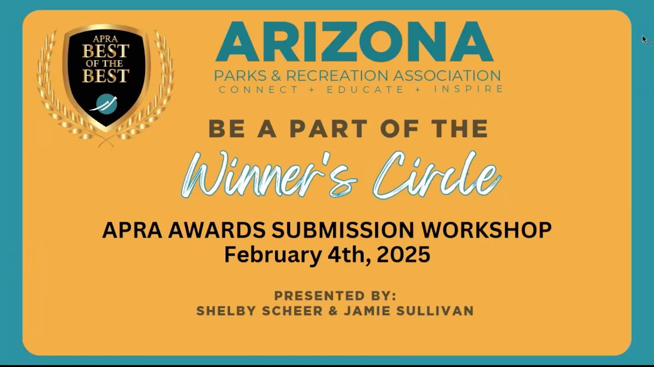 2025 Award Submission Workshop & FAQ