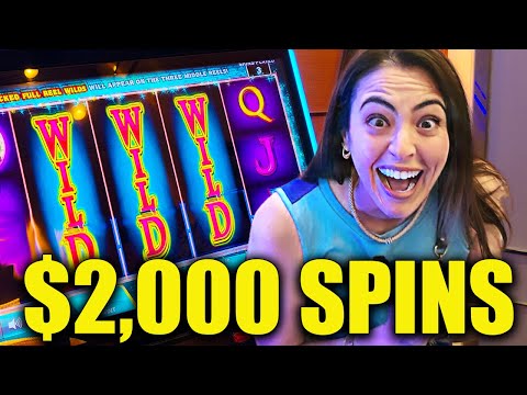 Our $2,000/Spin WON Us Our BIGGEST JACKPOT EVER at the Casino!