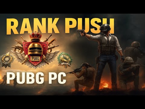 PUBG PC LIVE INDIA | RANK PUSH TODAY !