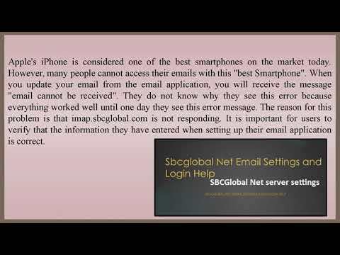 SBCGlobal Mail Setting