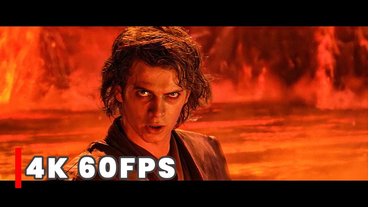 You Underestimate My Power (High Ground Scene Star Wars) | Meme Template | [4k 60fps]