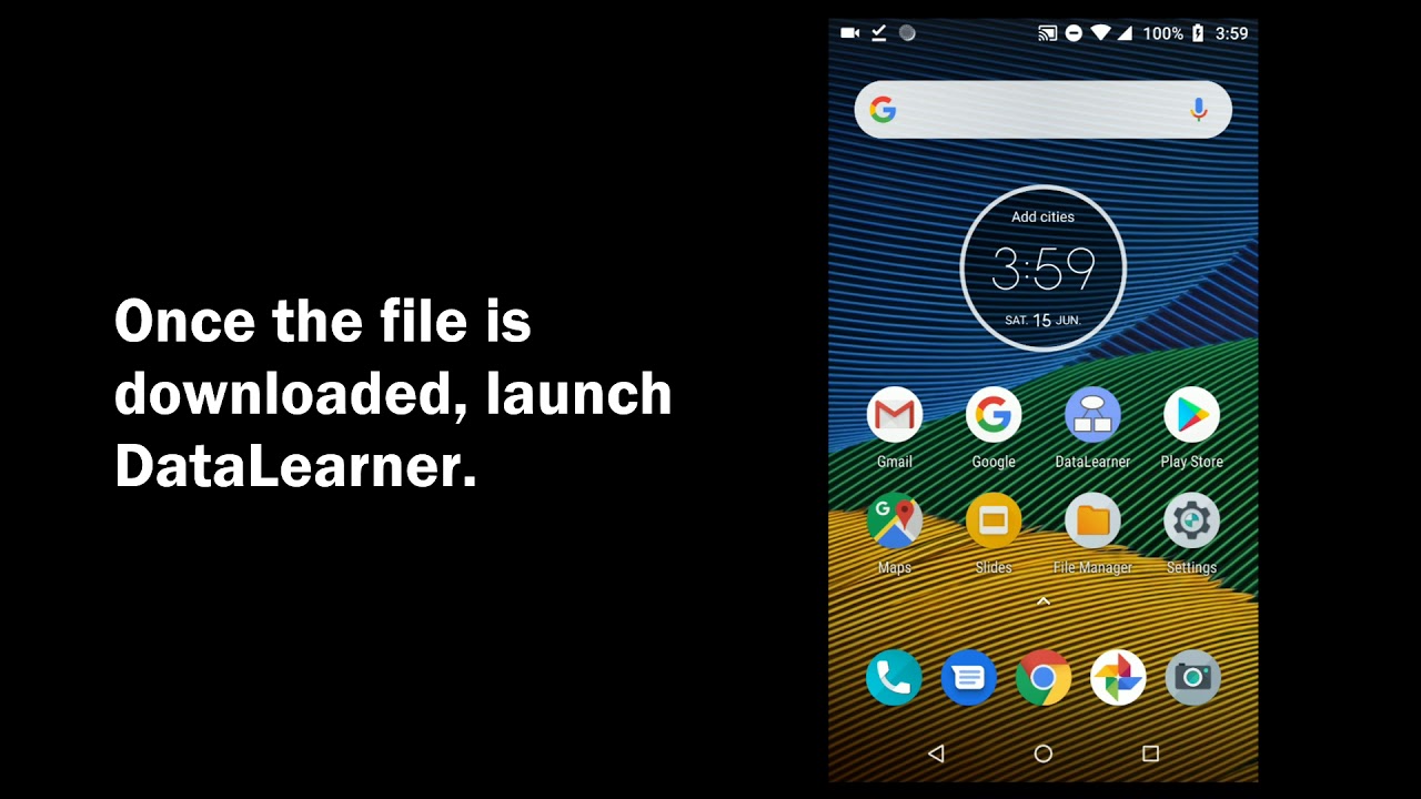 DataLearner for Android - How to download a dataset and run a classification algorithm.