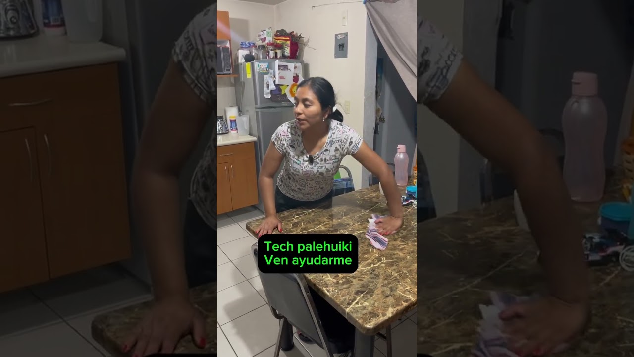 Conversación en náhuatl ”vamos a limpiar” #indígenas #nahuatl #mexicanos #limpieza
