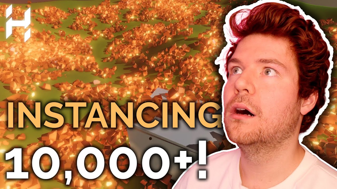 INSTANCED RENDERING in my Game Engine