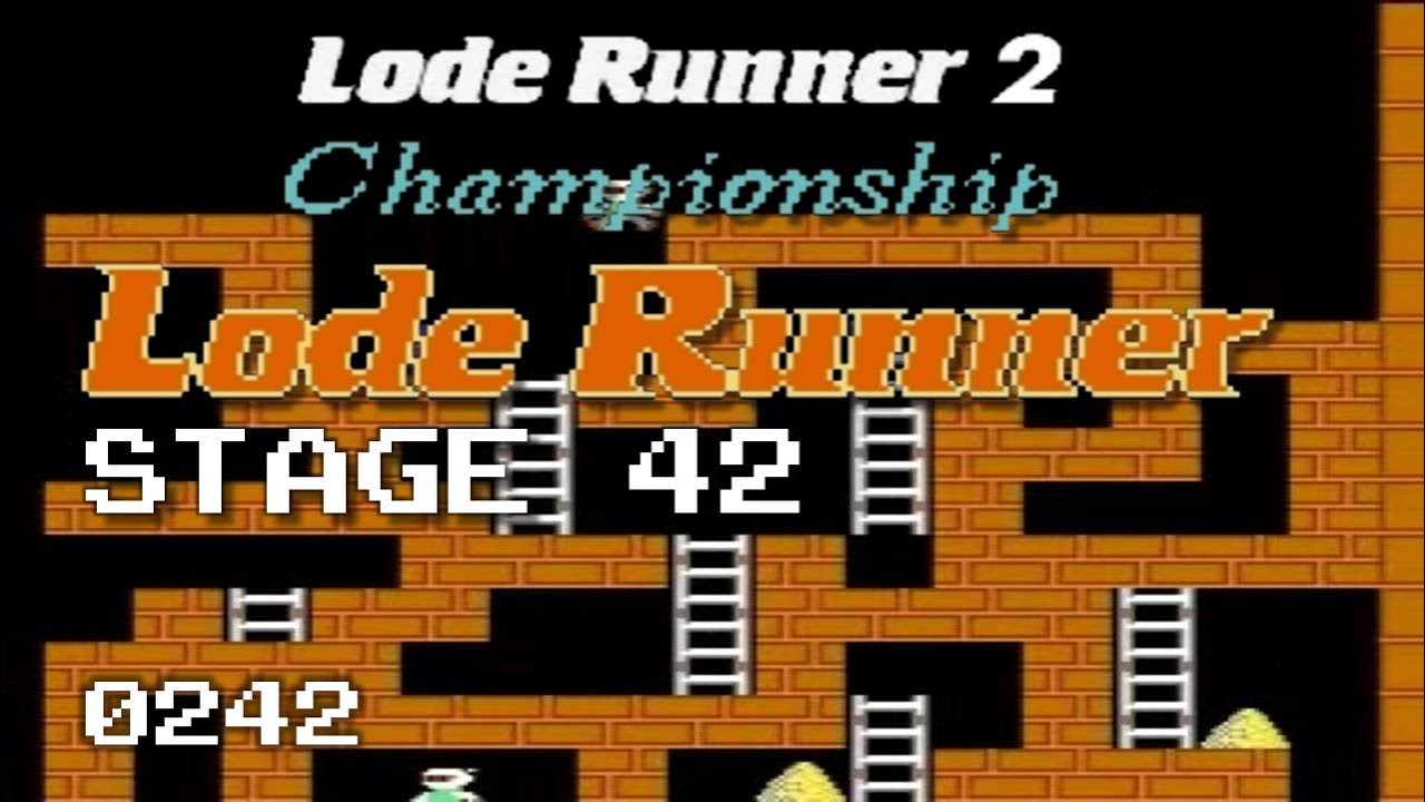 Lode Runner 2 - Stage 42 [0242]