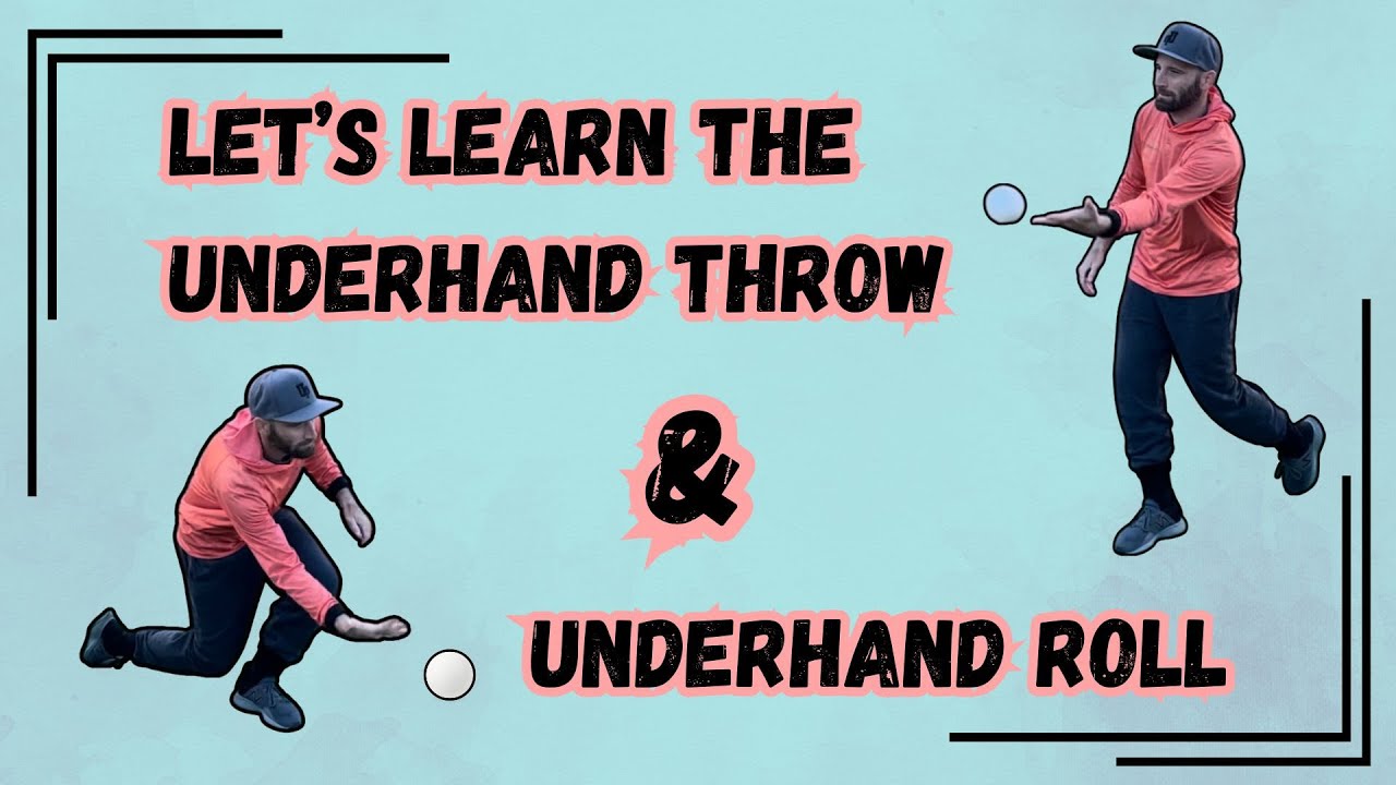 Learn How To Throw Underhand and Roll Underhand! Teaching PE Skills | Physical Education