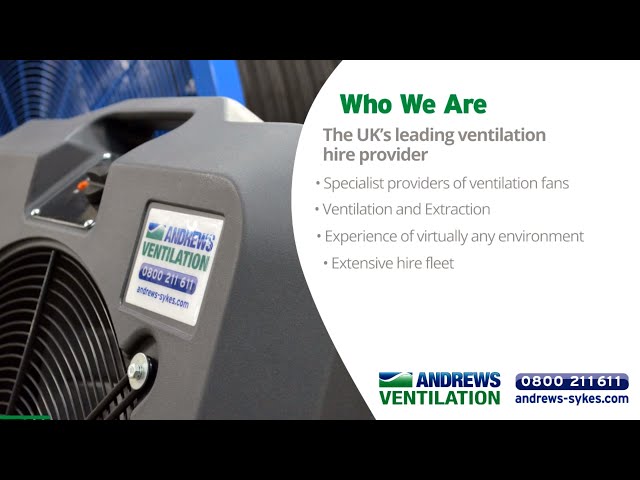 AF3900 Ventilation fan hire from Andrews Sykes