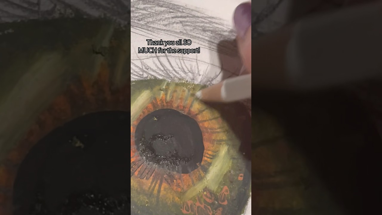 Drawing Hazel eyes! 👀 #art #drawing #fyp #foryou #eyes #watch
