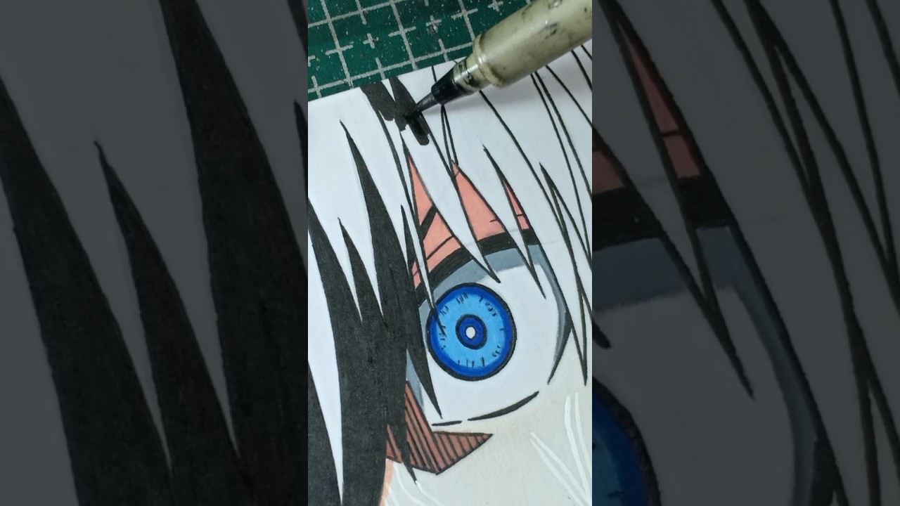 Drawing YOICHI ISAGI 💙 ⚽✨ #bluelock #drawing  #shorts