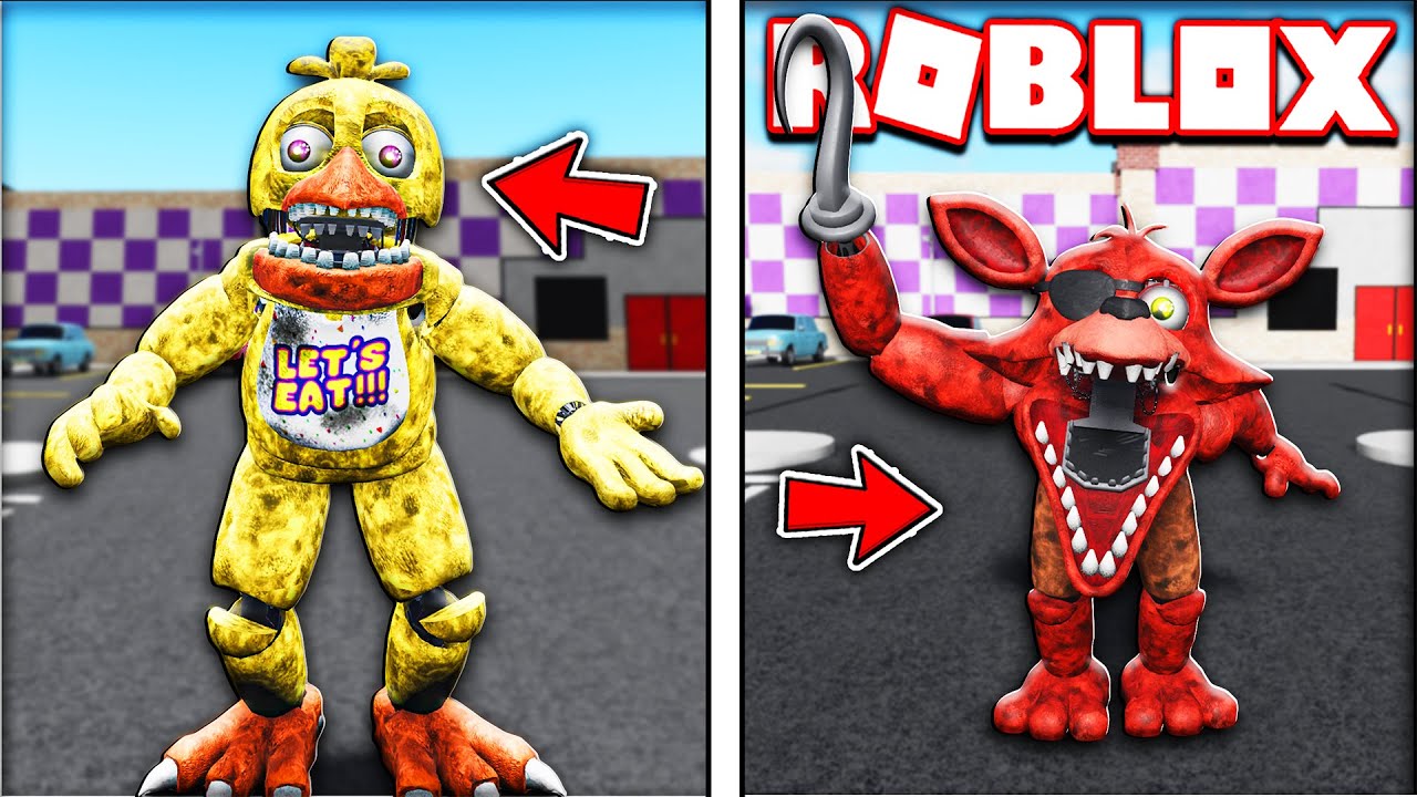 NEW UNWITHERED CHICA & FOXY  MORPHS IN A NEW BEGINNING FNAF ROBLOX