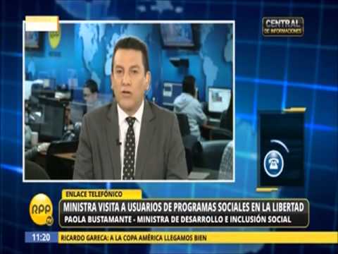 Ministra Bustamante informa sobre su visita a La Libertad ( RPP TV )
