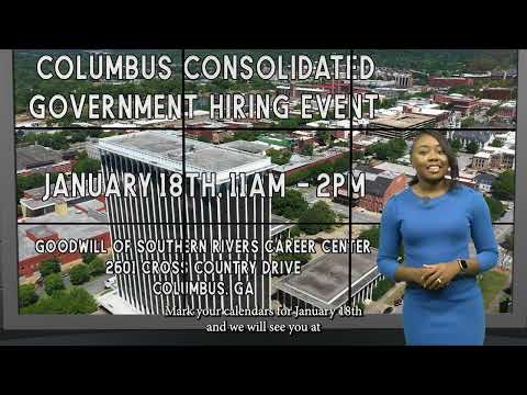 Columbus Consolidated Government Hiring Event January 18th, 2024