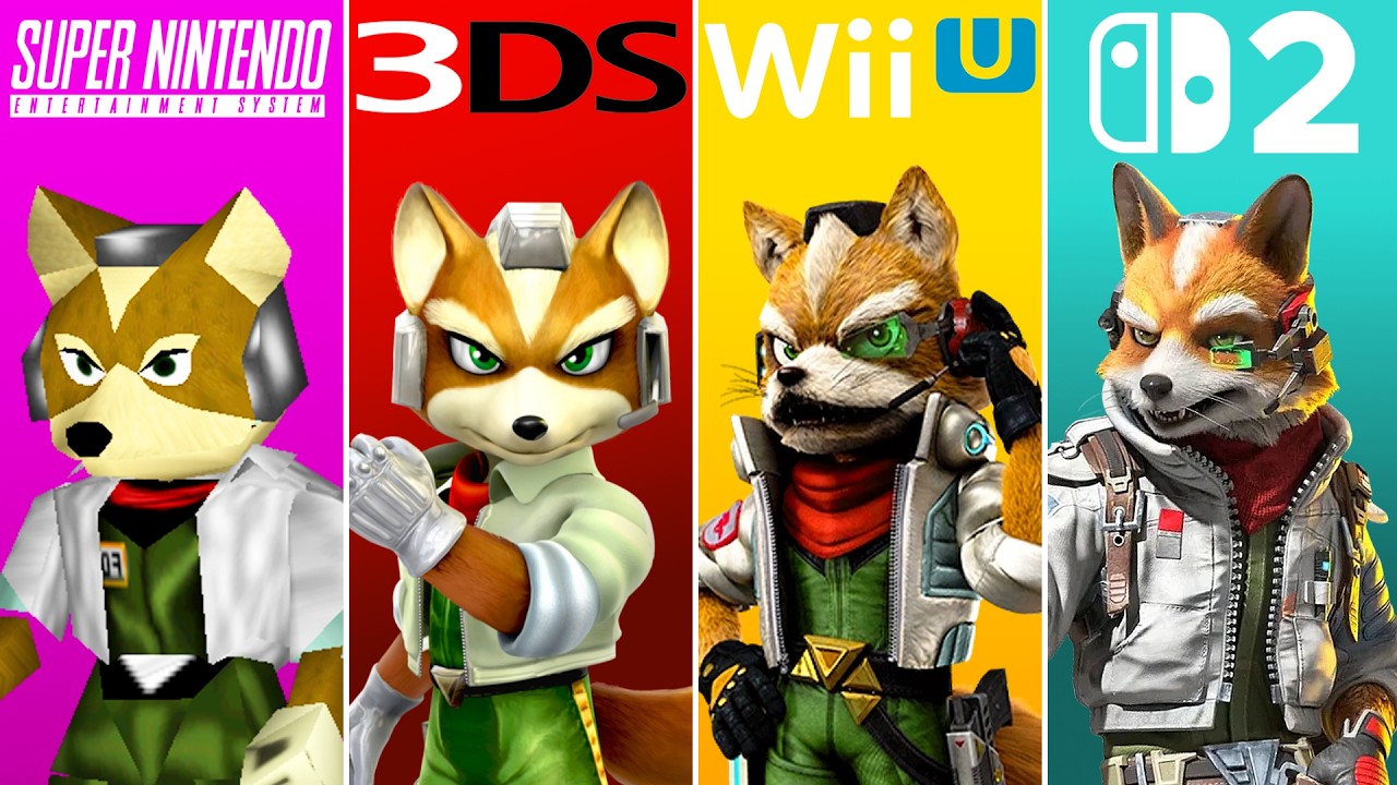 Evolution of Star Fox Games (1993-2026)
