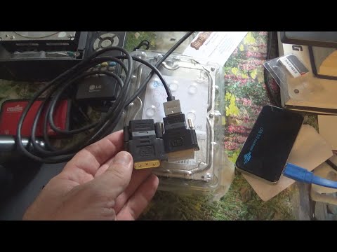 Unboxing and test of HDMI to DVI adapter