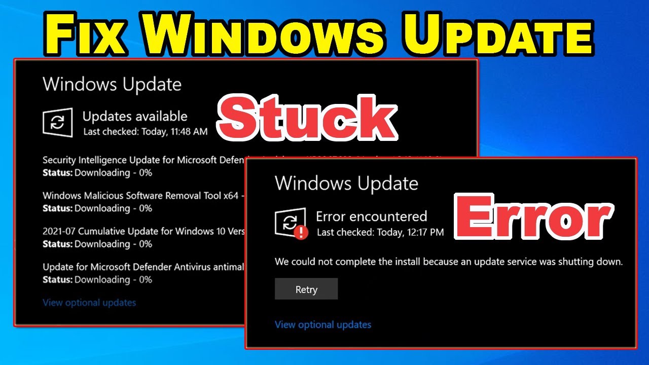 Cara Mengatasi Windows Update Macet atau Error di Windows 10 / 11