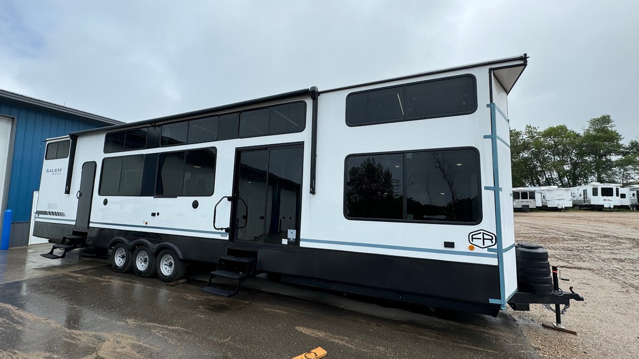 This Destination Trailer Ups the RV Game With 2 Lofts, 2 Bathrooms, and ...