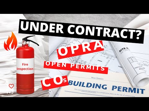 Open Permits, Certificate of Occupancy and Fire Inspection for Sellers and Buyers