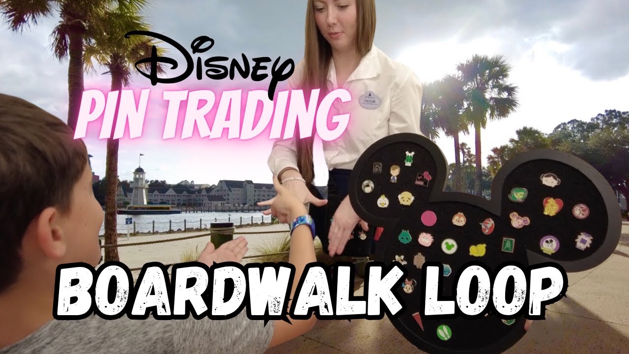 Pin Trading Around Disney's Boardwalk Loop