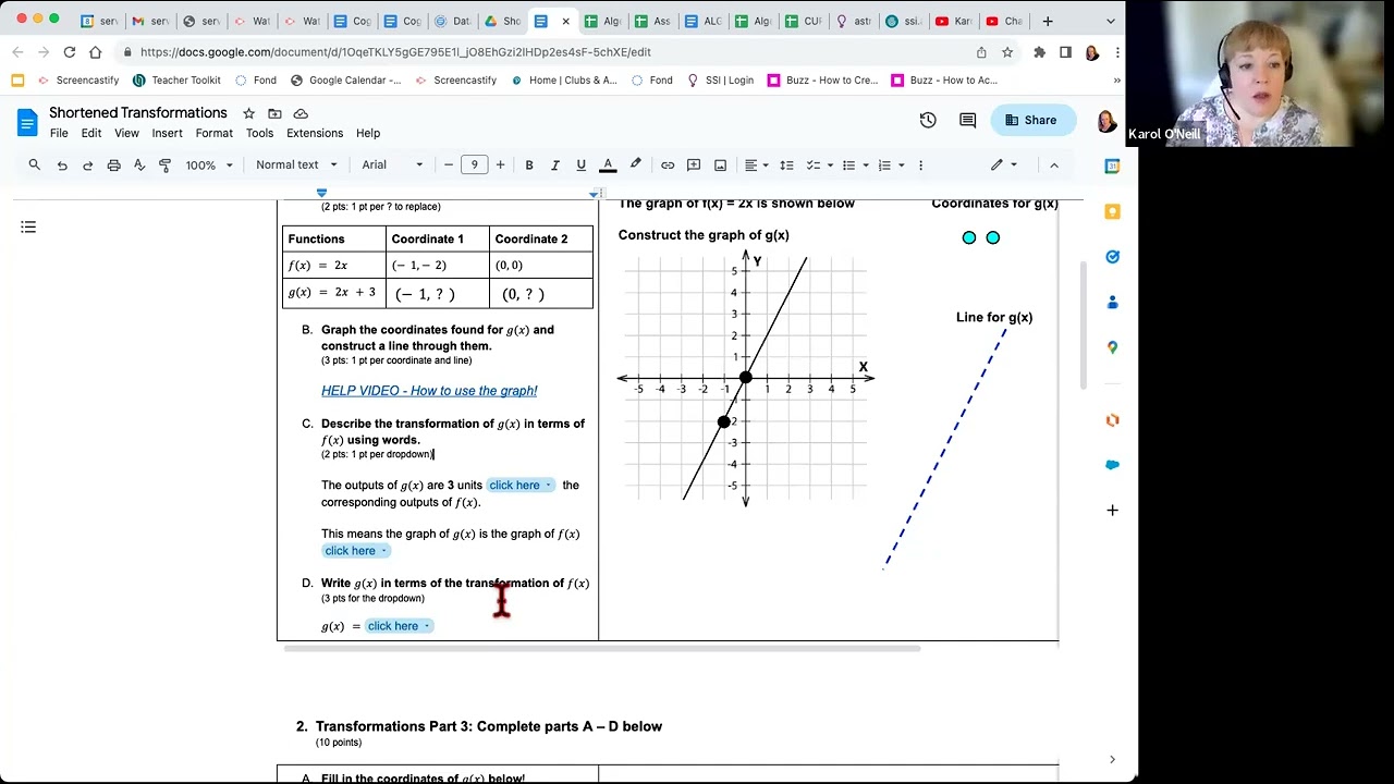 Transformations Assignment Instructions