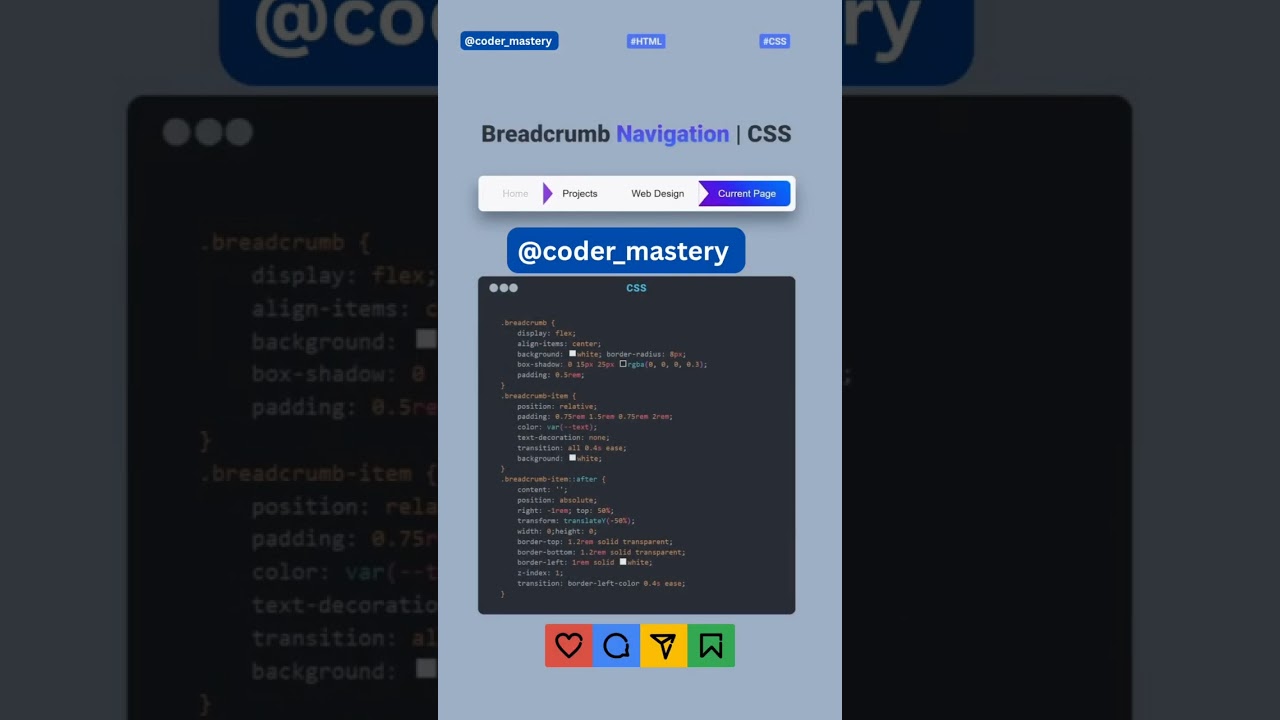 Lost in the UI? Let breadcrumbs lead the way! 🍞✨Learn how to implement breadcrumb navigation.