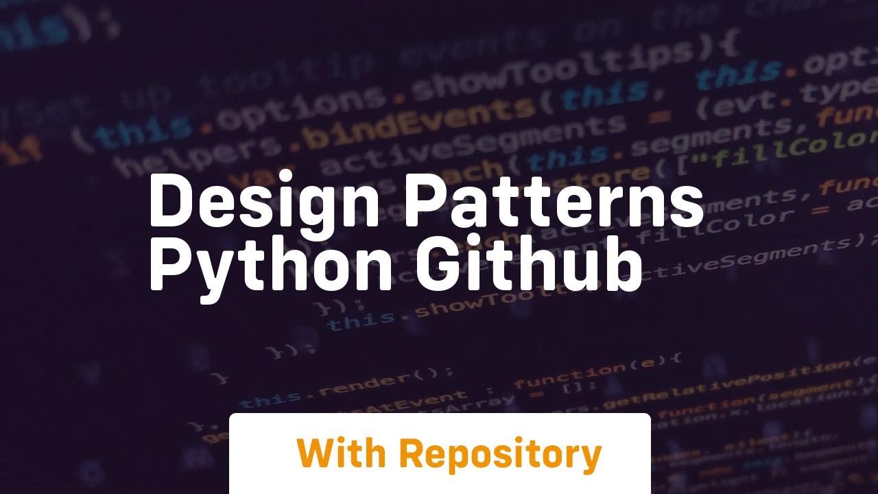 design patterns python github