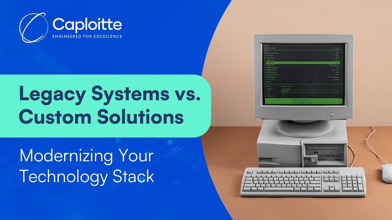 Legacy Systems vs. Custom Solutions: Modernizing Your Technology Stack