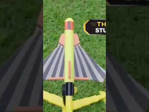Original Stomp Rocket Stunt Planes Launcher Foam Planes and Toy Air Rocket Launcher Rocket STEM