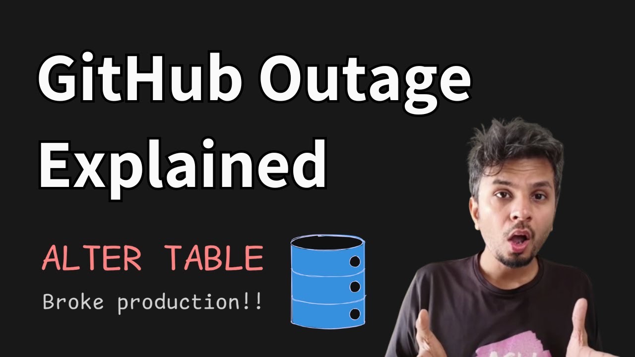 How an ALTER TABLE Caused a Massive GitHub Outage