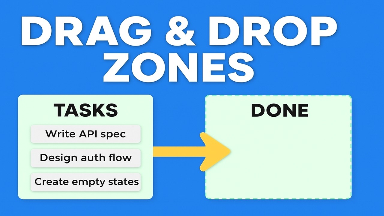 Drag & Drop Zones in Vanilla JavaScript | Beginner-Friendly Tutorial