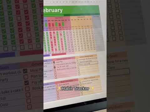 2024 Ultimate Habit Tracker Spreadsheet
