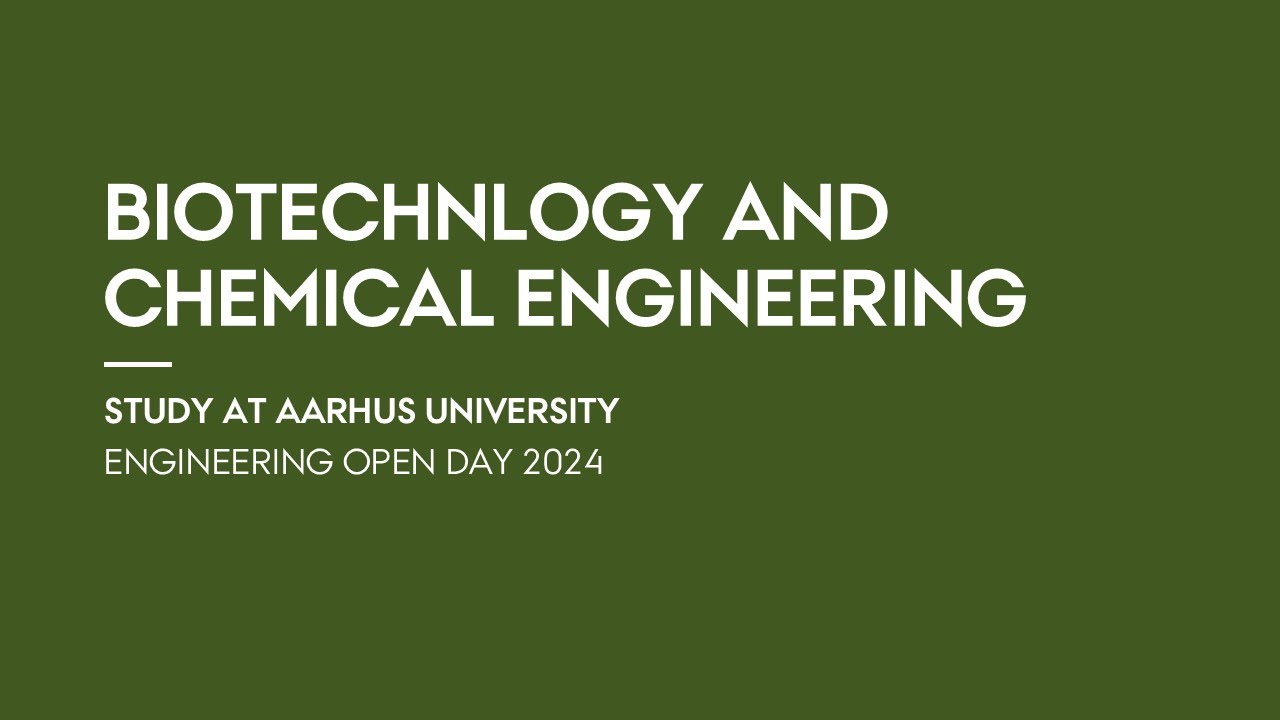 Work-integrated Master's degree programme in Biotechnology and Chemical ...