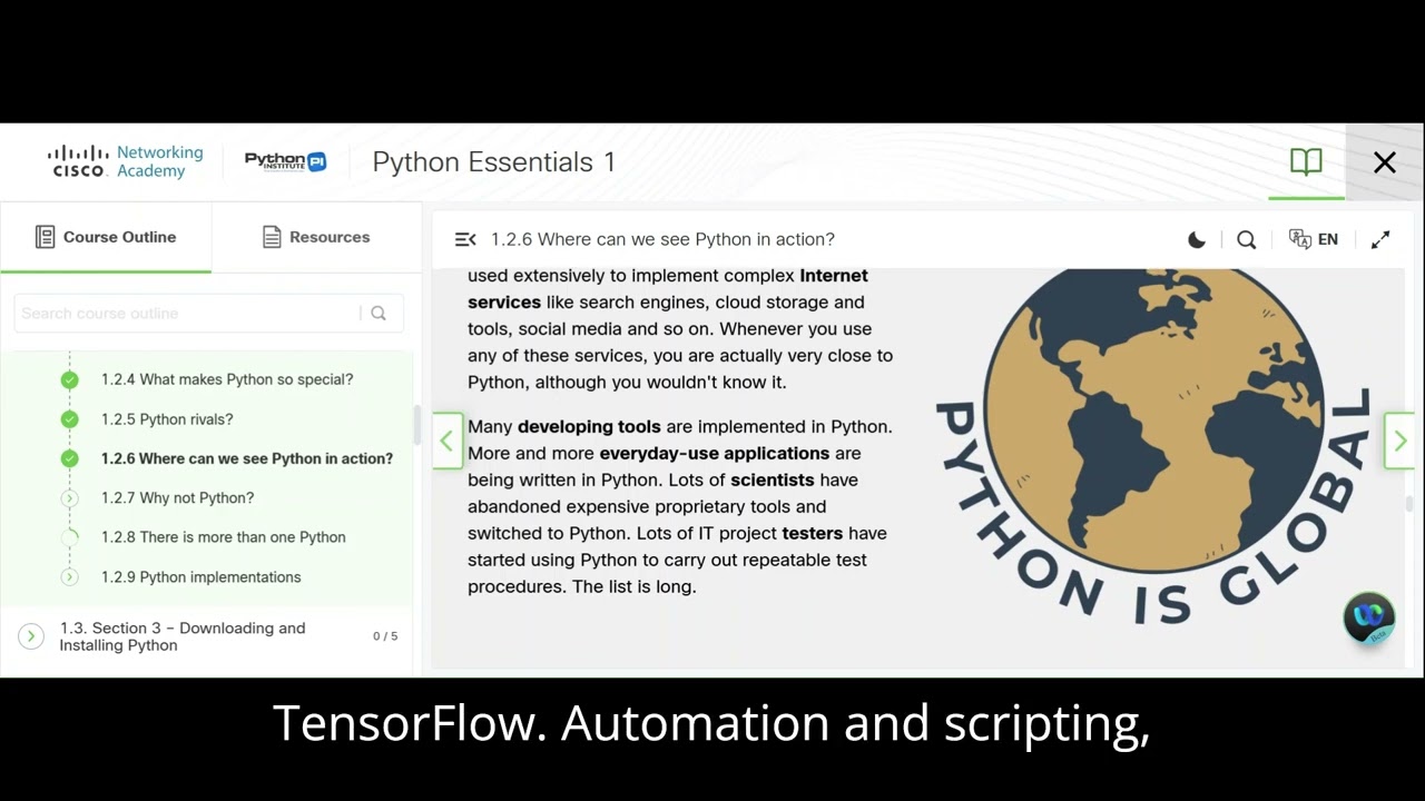 A guide to Python Essential 1, Module 1, Section 2