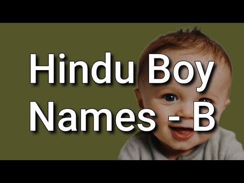 50 Hindu Baby Boy Names and Meanings, Starting With B
