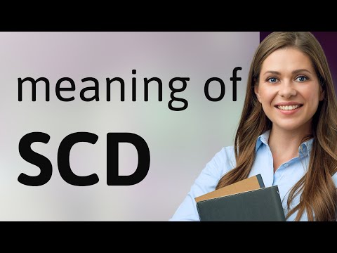 Scd • SCD definition